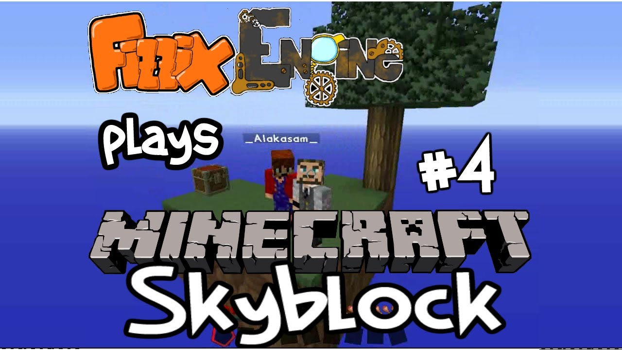 Minecraft: Skyblock #4: Trees!! - YouTube