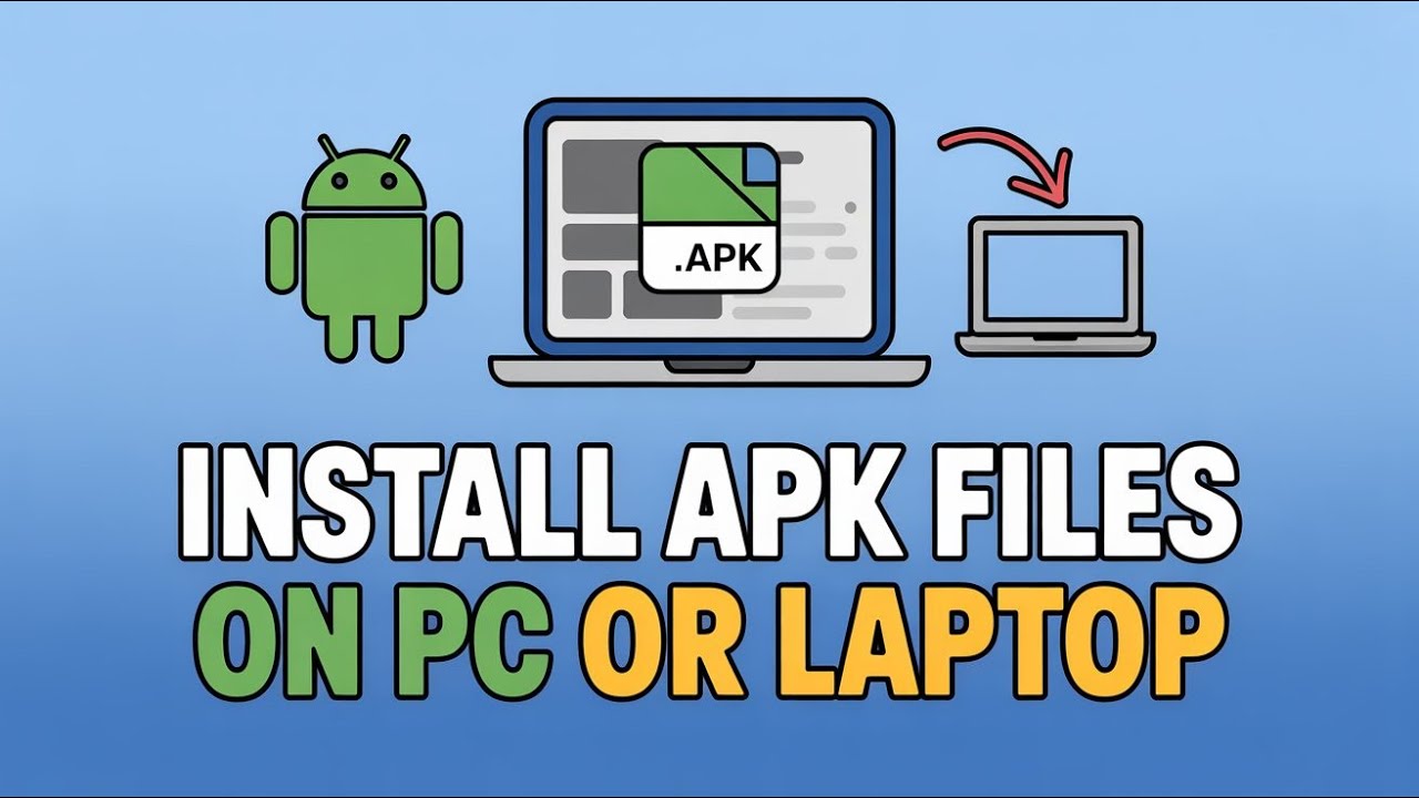 How To Install APK Files On PC/Laptop/Computer - YouTube