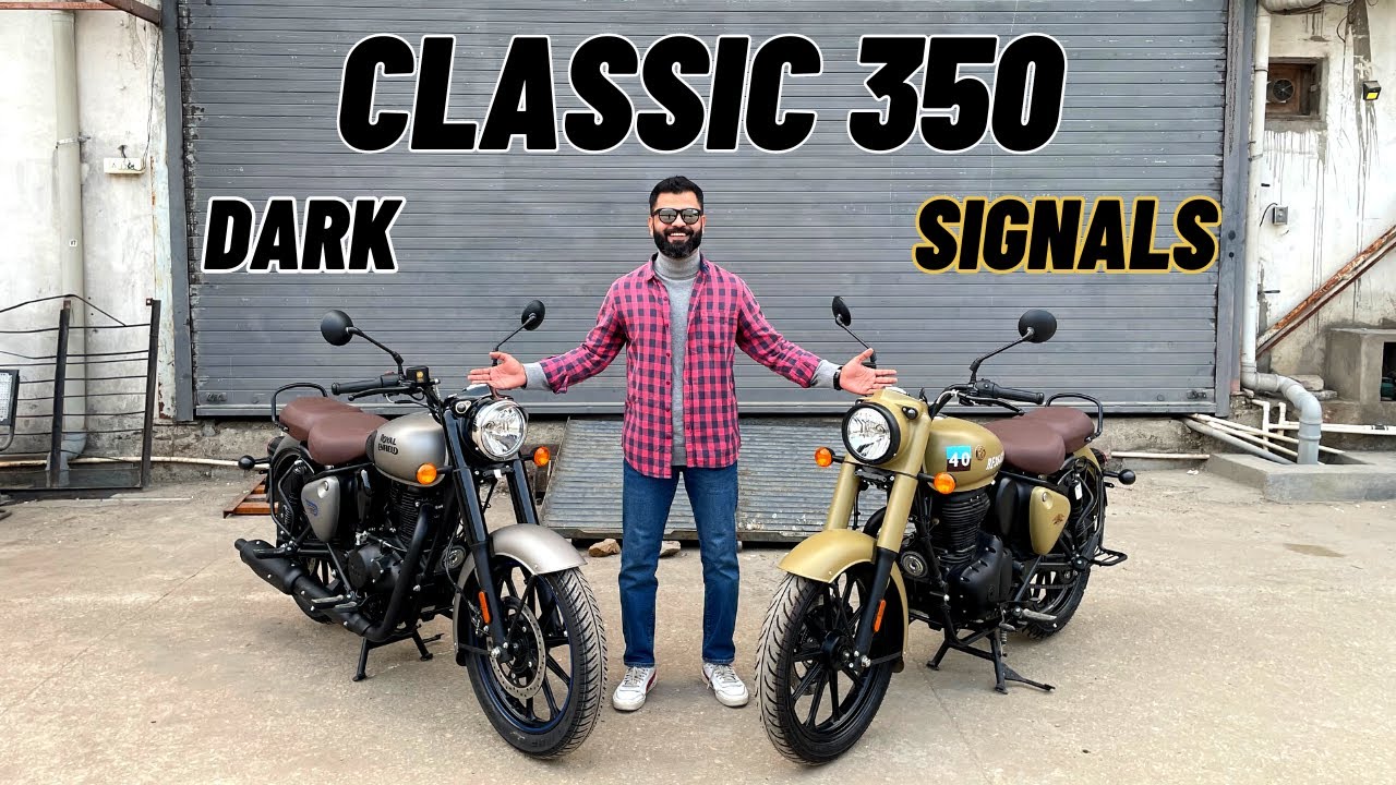2024 Royal Enfield Classic 350 Signals vs Dark | Detailed Comparison ...