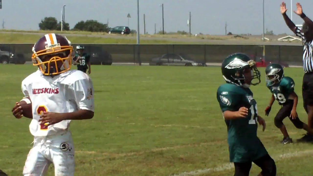 2009 Mighty Might Football - Redskin Turnin the Heat Up - YouTube