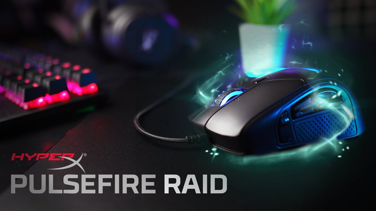 HyperX Pulsefire Raid - ПЪРВАТА ИСТИНСКА HYPERX МИШКА! - YouTube