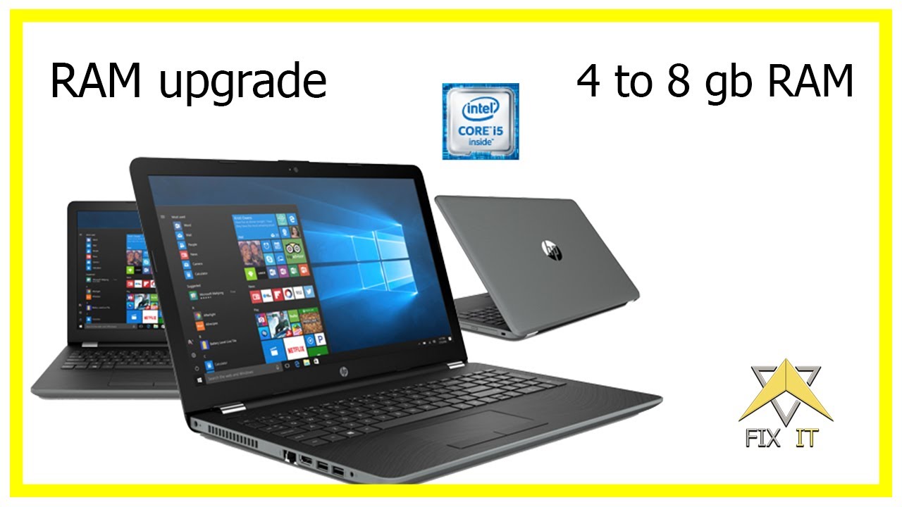 HP 250 G3/G4 RAM Upgrade - YouTube