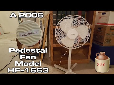 Eskie's Vlog 051024: A 2006 Cool Breeze HF-1663 Pedestal Fan - YouTube