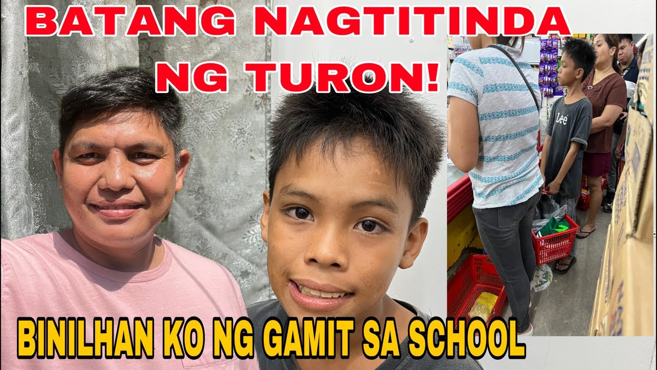 BATANG NAGTITINDA NG TURON BINILHAN KO NG GAMIT SA SCHOOL. - YouTube