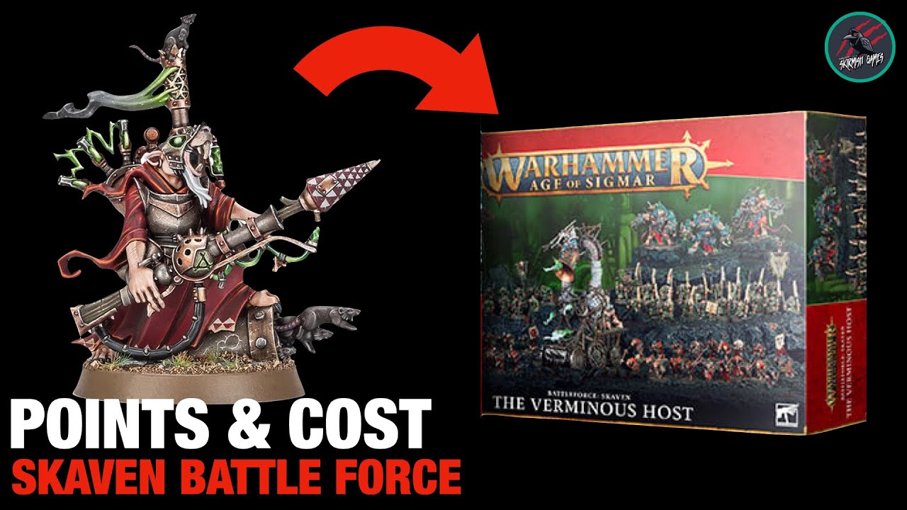 SKAVEN AGE OF SIGMAR BATTLE FORCE XMAS 2022 - Price & Point Breakdown ...