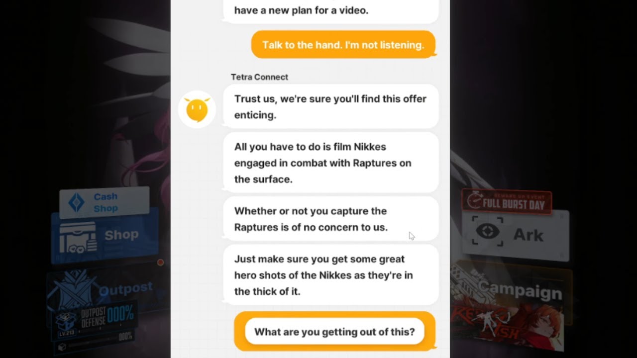 Goddess of Victory: Nikke - Chapter 18 Side Quest - Video Shoot Battle ...