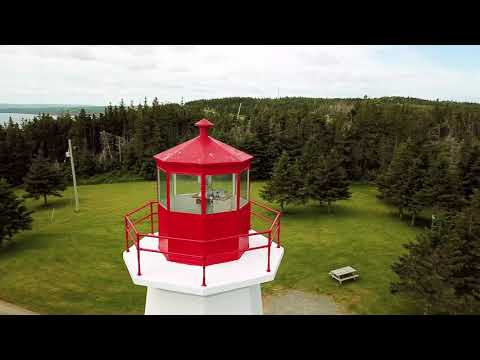 Cape George Point Lighthouse, Nova Scotia July 2018 - YouTube