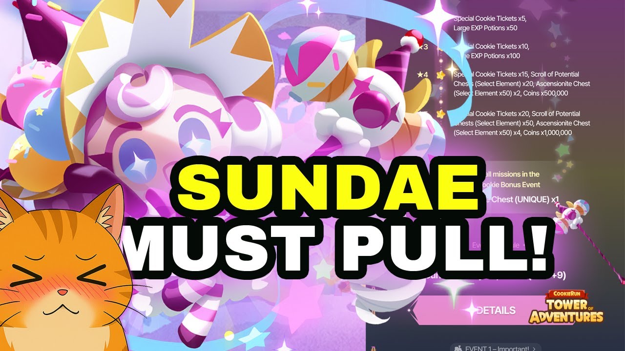 Sundae Cookie Guide - Event Announcement - Dark Champion Raid 106m ...