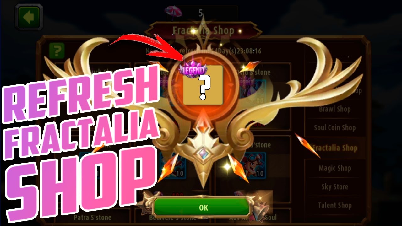 Magic Rush Heroes | Refresh Fractalia Shop | Обновление Магазина Фракталии - YouTube