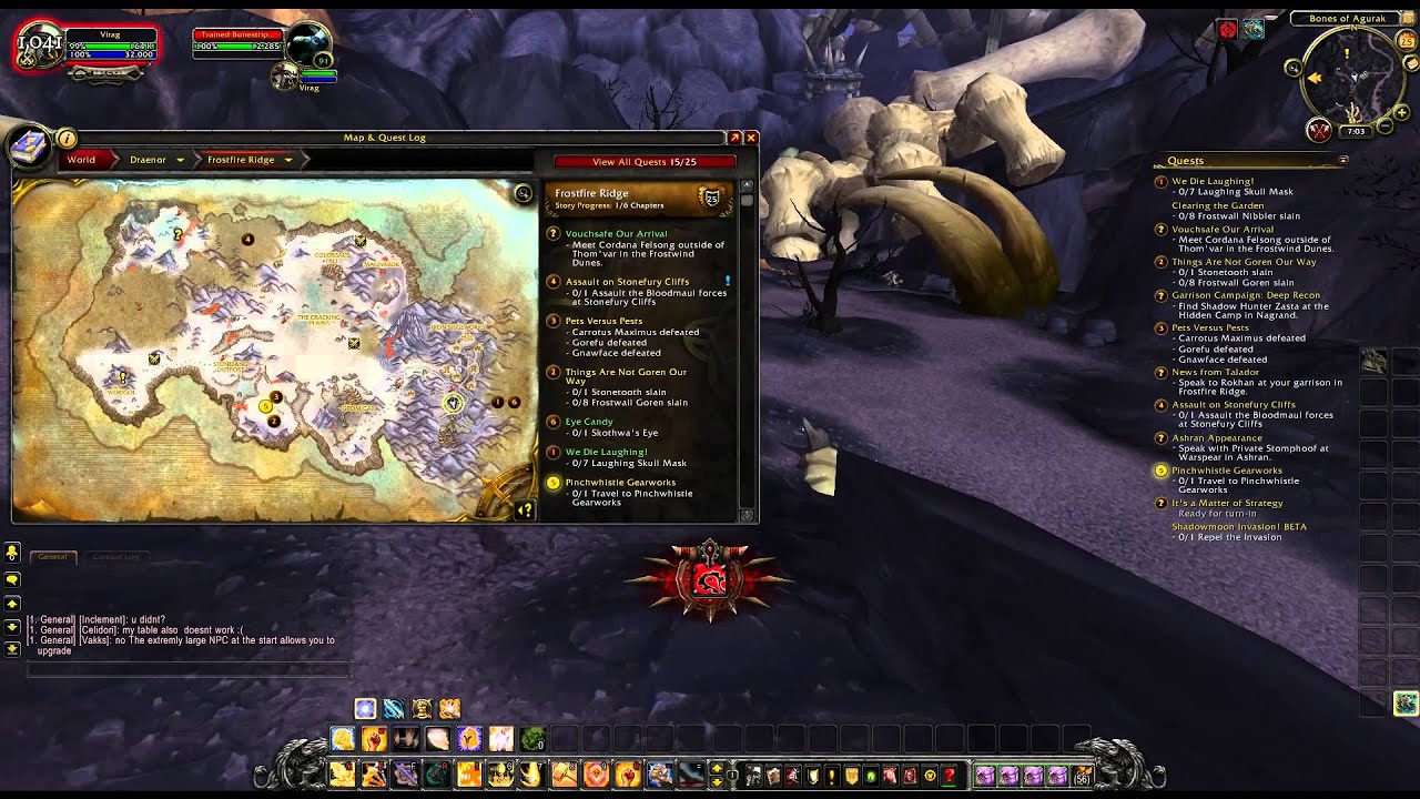 How to get to Gorgrond from Frostfire Ridge WoW WoD - YouTube
