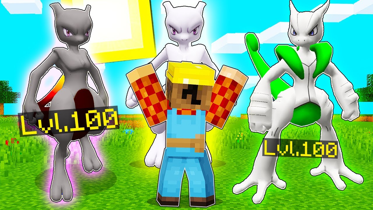 SFIDO LE VERSIONI SEGRETE DI MEWTWO NELLA PIXELMON SU MINECRAFT ITA ...