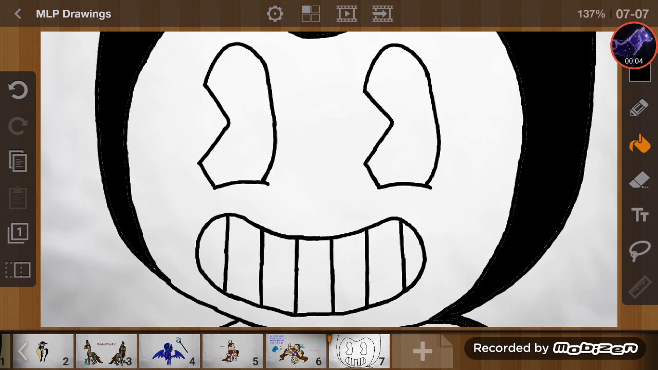 Bendy and the ink machine (Drawing) - YouTube