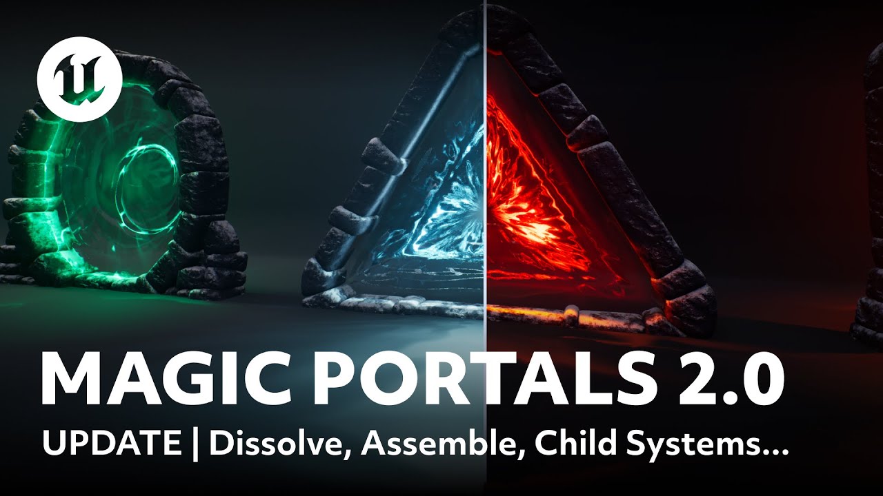 Magic Portals VFX Configurator 2.0 | Unreal Engine 5 - YouTube