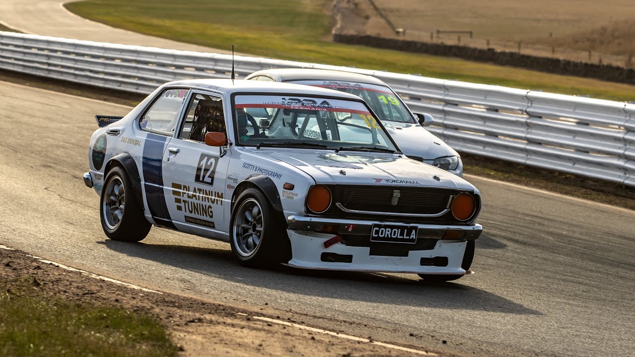 1974 TOYOTA KE30 3SGE TURBO RACE 1 TCRC SYMMONS PLAINS RACEWAY ROUND 4 ...