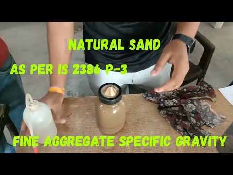 Specific Gravity and Water Absorption Test of Fine Aggregate Use By ...