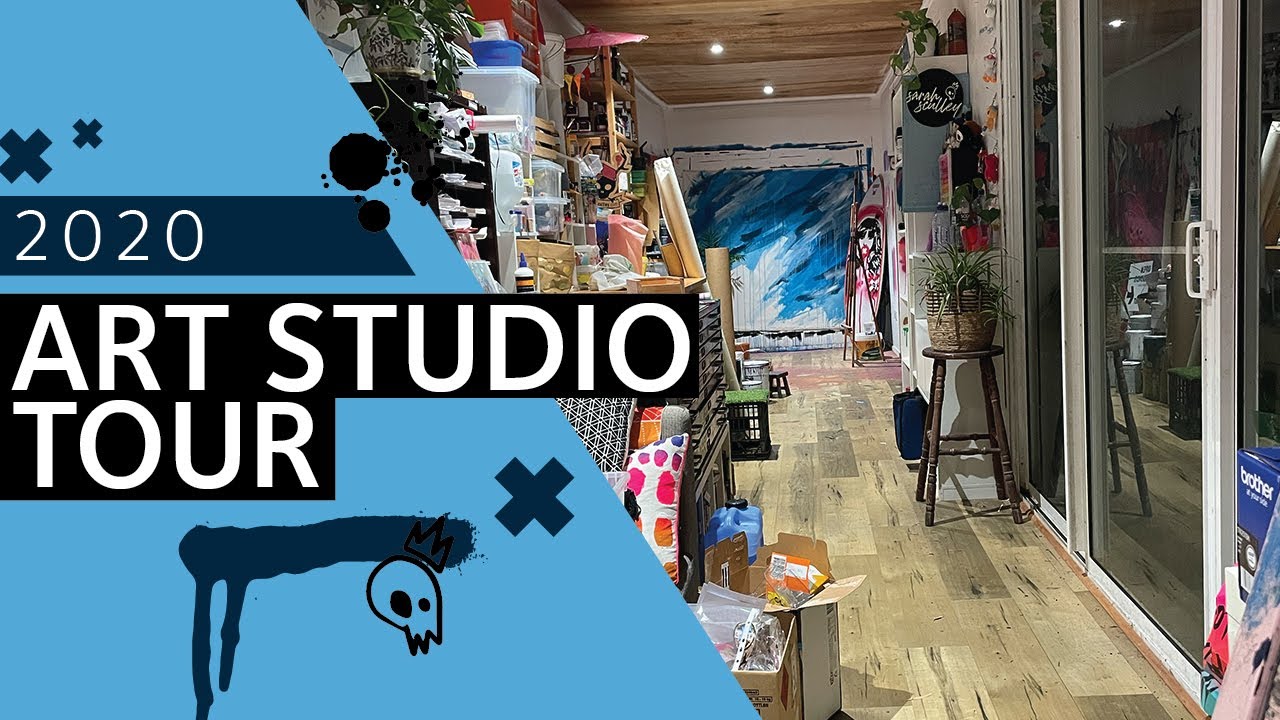 2020 Art Studio Tour (Shipping Container Conversion) - YouTube