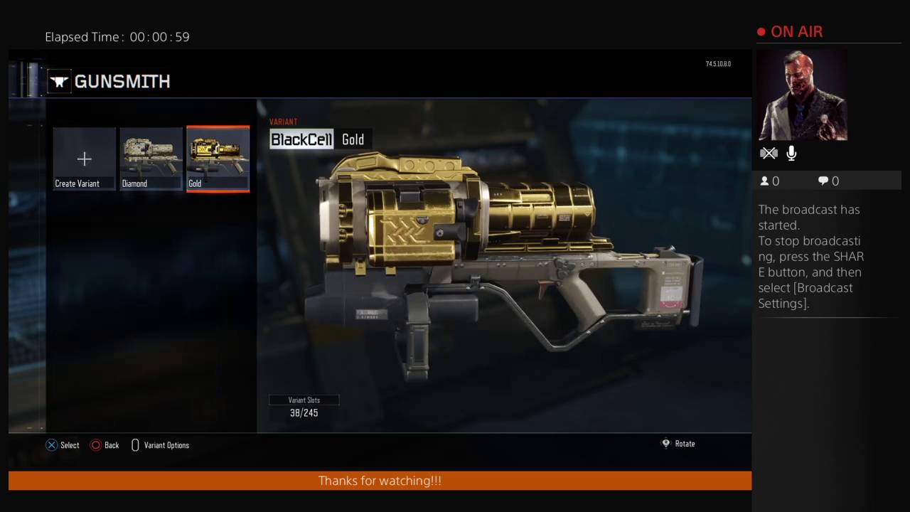 BO3: All diamond secondaries! - YouTube