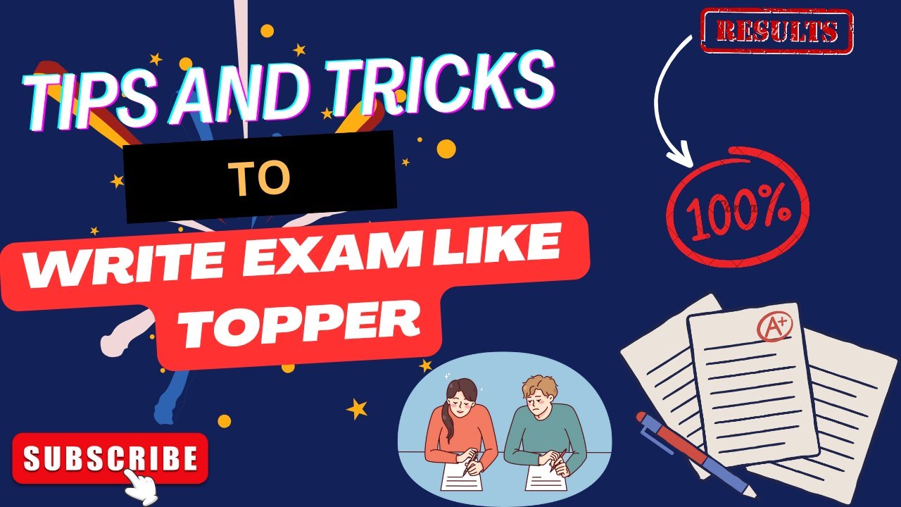 TIPS AND TRICKS TO WRITE EXAMS LIKE TOPPER /cbse/pseb - YouTube
