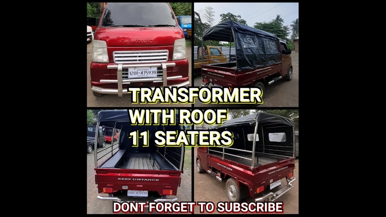 SUZUKI CARRY CUSTOMIZE TO 10 TO 12 SEATERS - YouTube