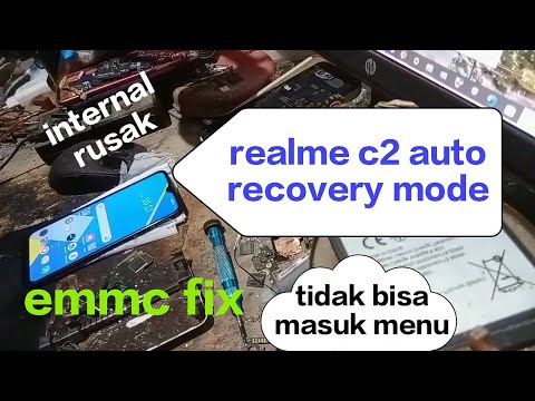 REALME C2_oppo A1K auto recovery mode_bootloop_tidak bisa masuk menu ...