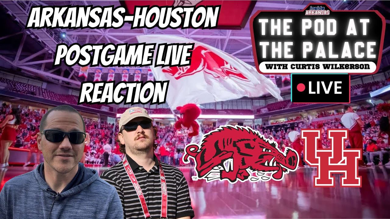 ARKANSAS-HOUSTON LIVE REACTION SHOW | POD AT THE PALACE - YouTube