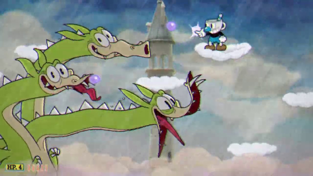 Cuphead: How To Beat Cuphead Dragon Boss - YouTube