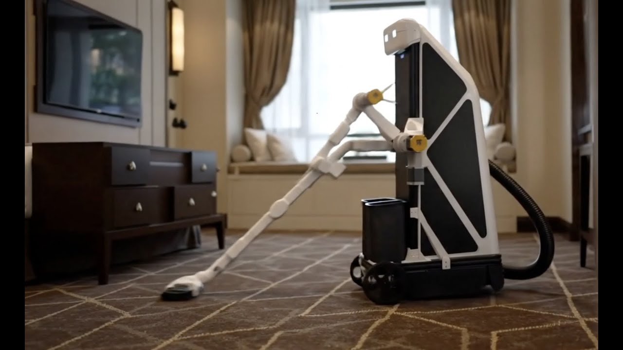 Roomi: Autonomous housekeeping robot for hotels - YouTube