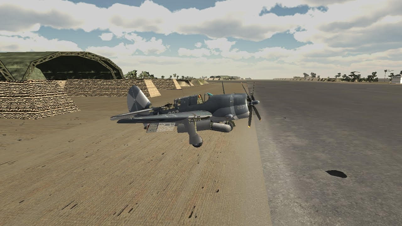 gunship sequel ww2 gameplay de sb2c torpedo - YouTube