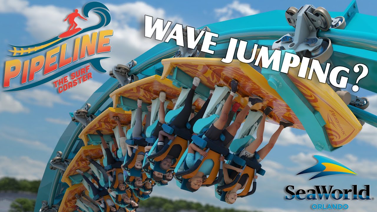 Pipeline: The Surf Coaster Coming To SeaWorld Orlando In 2023 - First ...