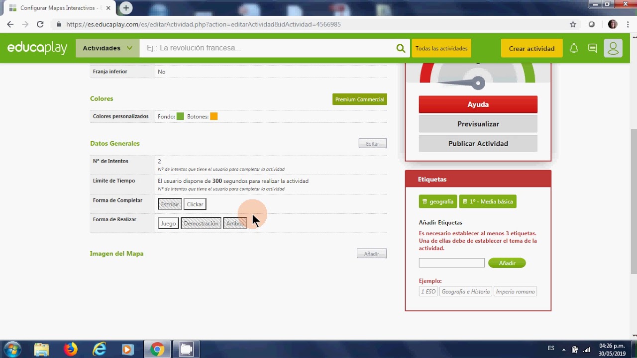 Actividad Mapa interactivo Educaplay - YouTube