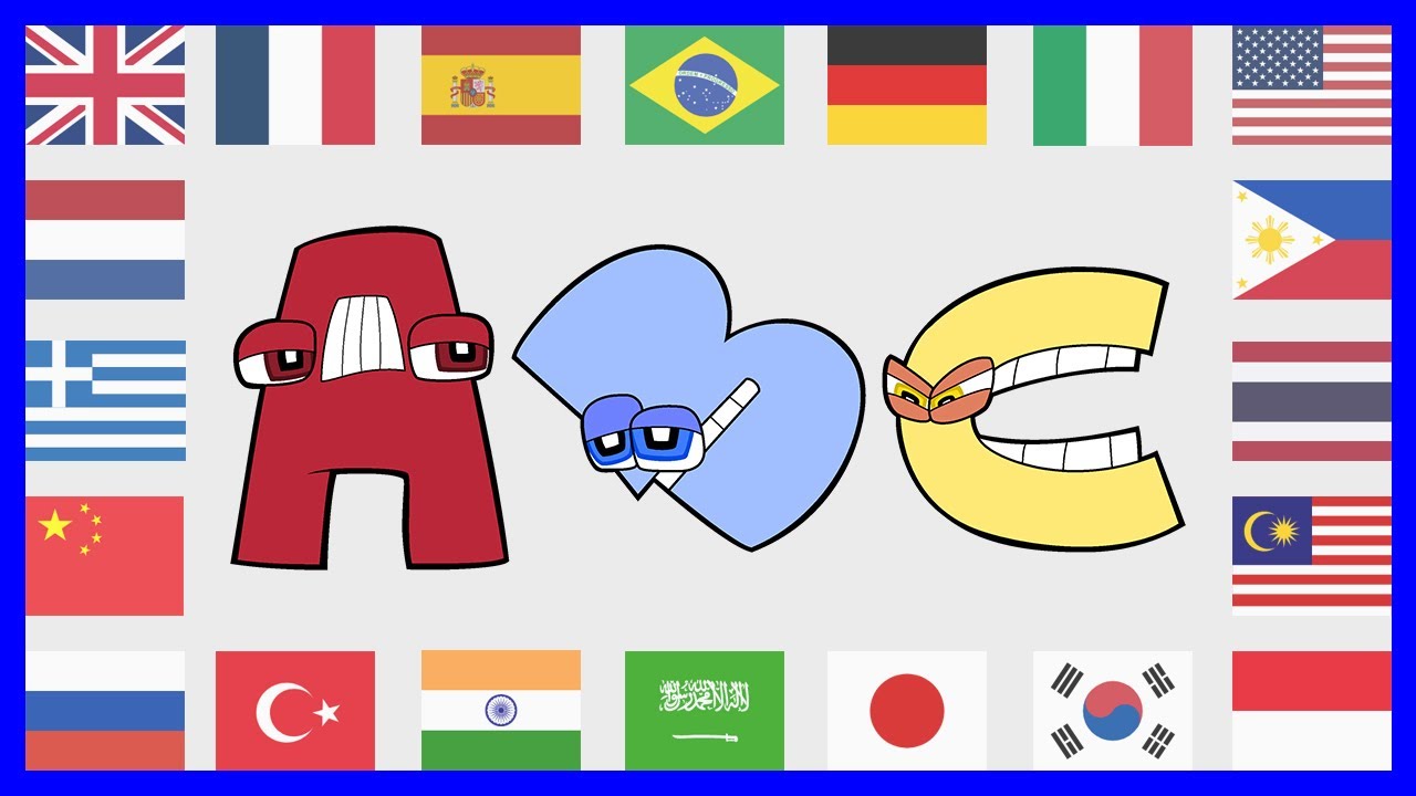 Alphabet Lore in different languages - YouTube