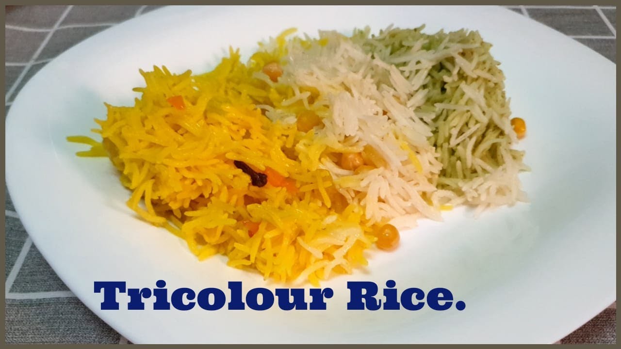 Tricolour Rice - l Party Idea l - YouTube