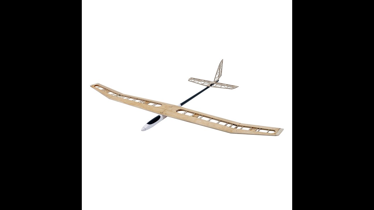 FG07 2.0M Balsa Glider Aero Blade w/fiberglass fuselage - YouTube