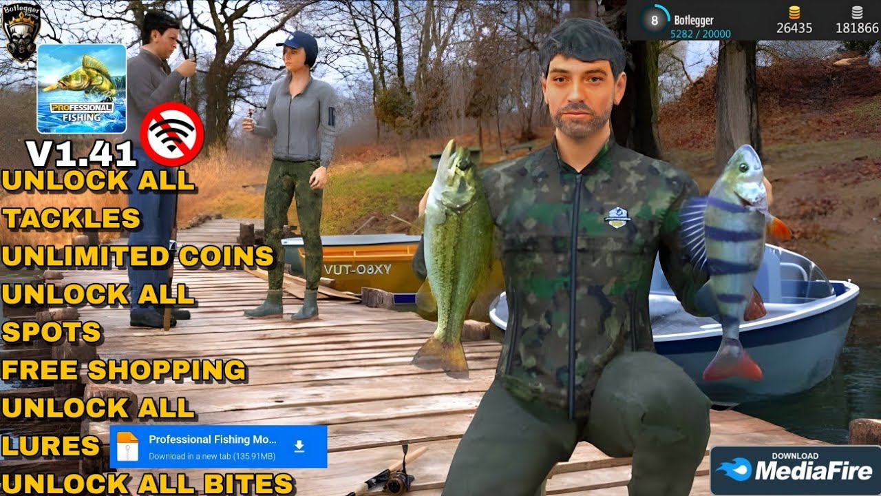 Game Mancing Offline Terbaik Android 2023 Profesional Fishing Mod V ...