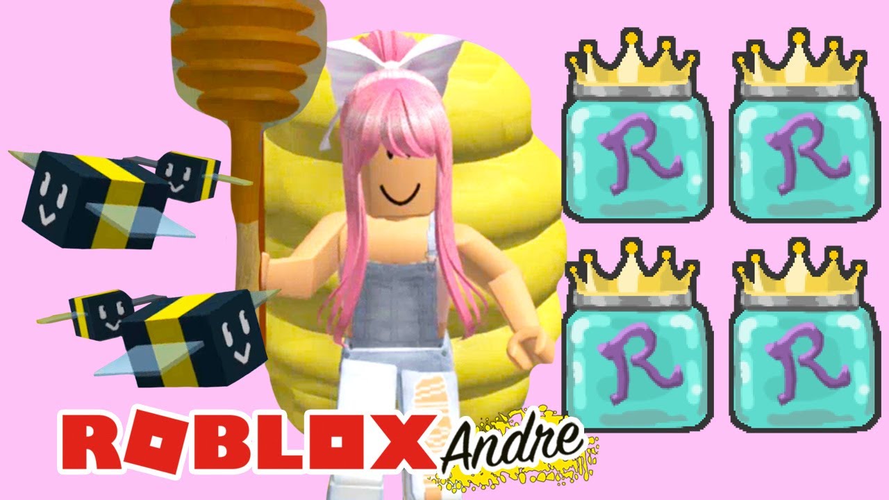 Me pongo envidiosa porque todos tienen mas abejas que yo | Roblox Andre ...