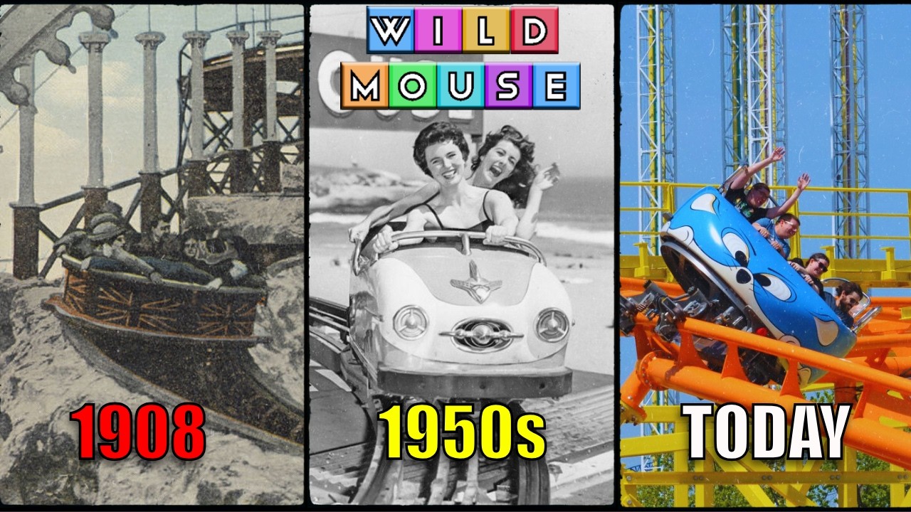 The Evolution of the Iconic Wild Mouse Rollercoaster! - YouTube