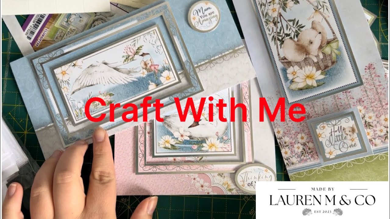 Craft With Me while I answer Your Questions - YouTube