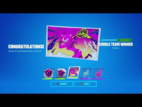 *FREE* CUDDLE TEAM WINNER LOADING SCREEN + MORE! (FNCS REWARDS) - YouTube