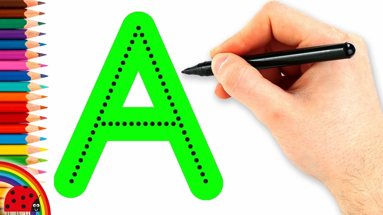 Learn the Letters of the English Alphabet from A to Z - YouTube