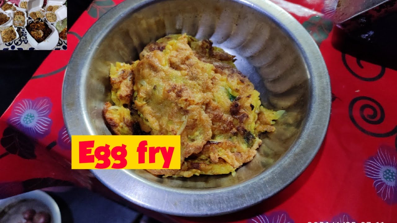 Egg Fry Recipes For Dinner | Egg Frying Video - YouTube