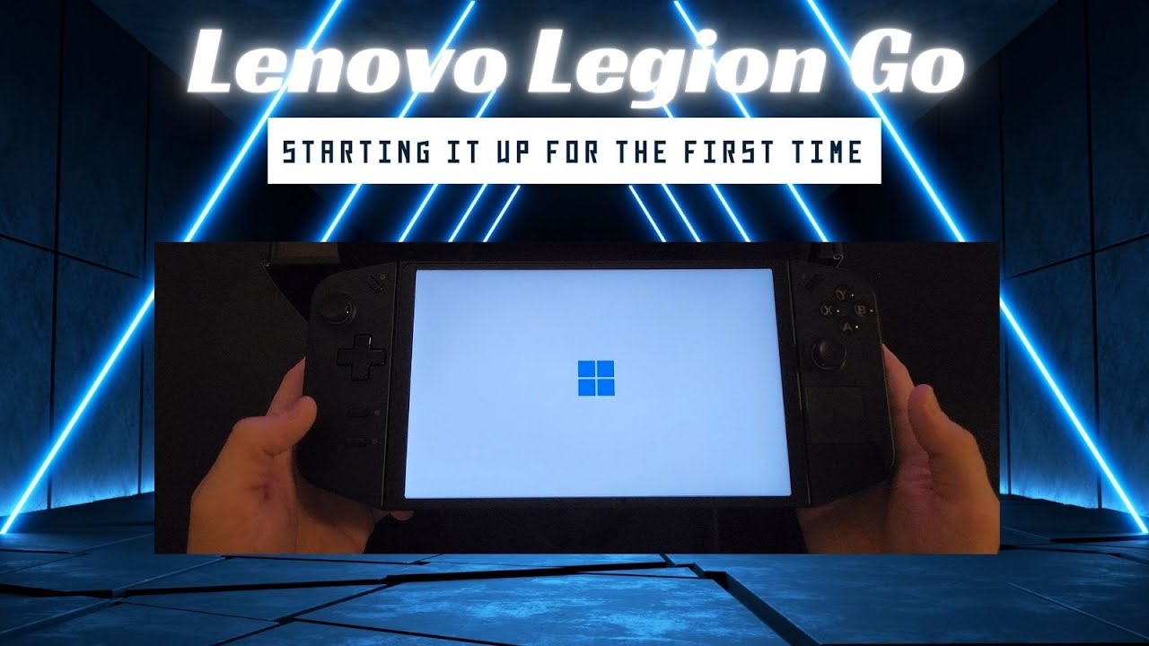 Lenovo Legion Go - Starting It Up For The First Time! - YouTube