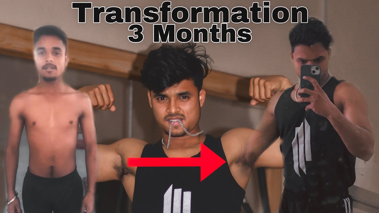 3 Months Transformation💪🏻 || First Gym Vlog || Sir Ka Gaana 🎤 - YouTube
