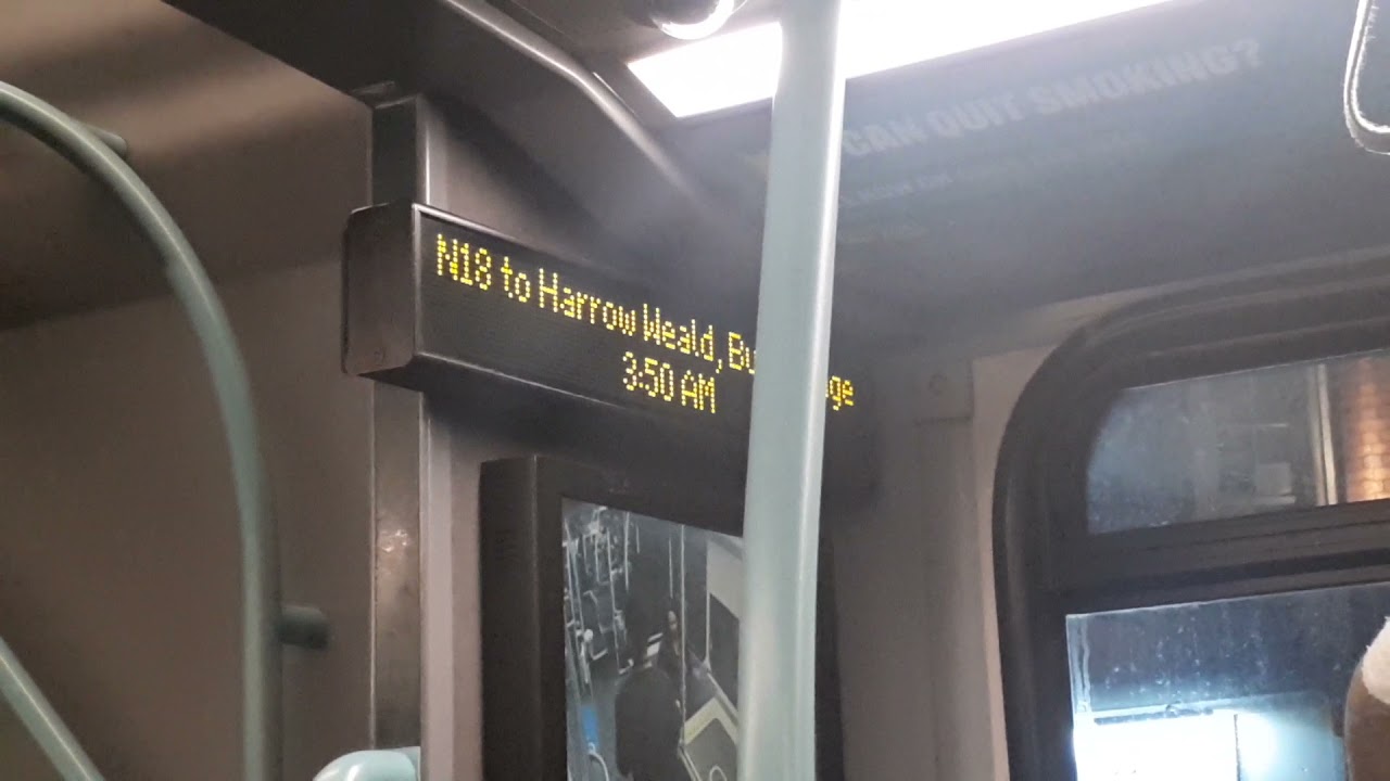 *[IBUS]* - *"Route N18 to Harrow Weald, Bus Garage."* - YouTube