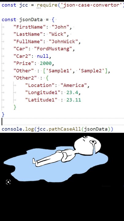 JSON Pascal case to dot case JavaScript One Liner - YouTube