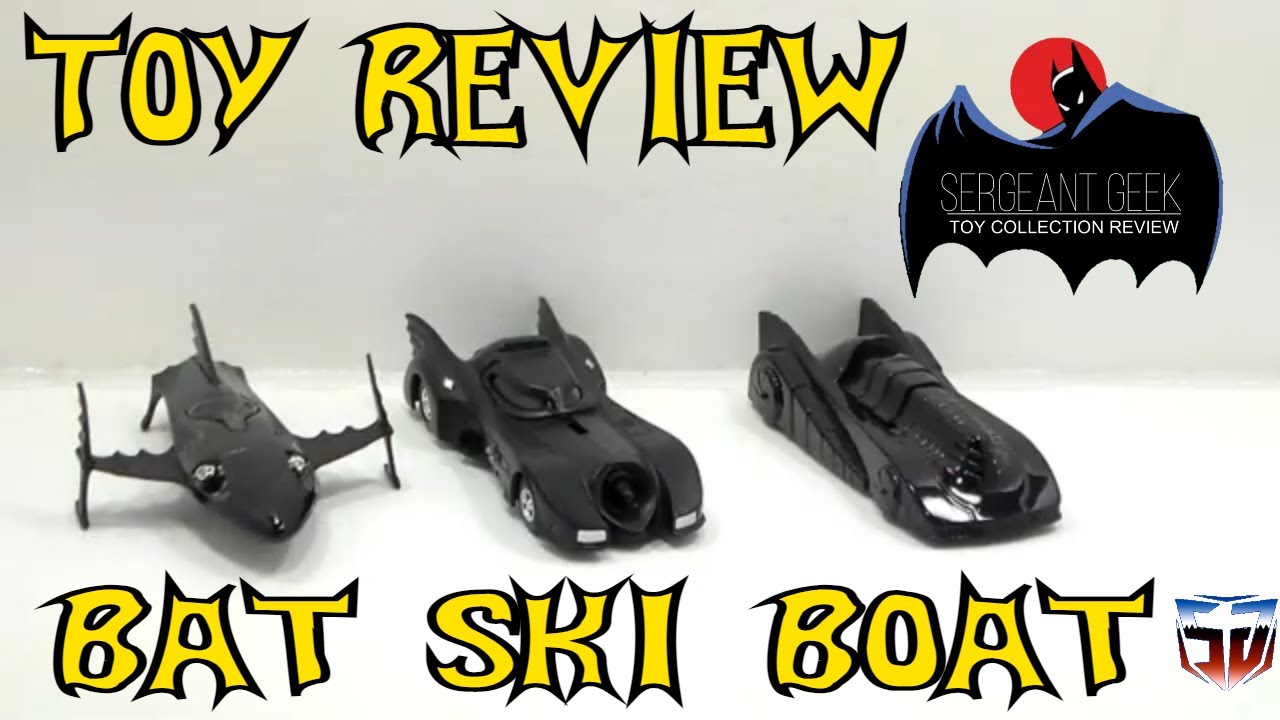 Toy Review Hot Wheels Bat Ski Boat - YouTube