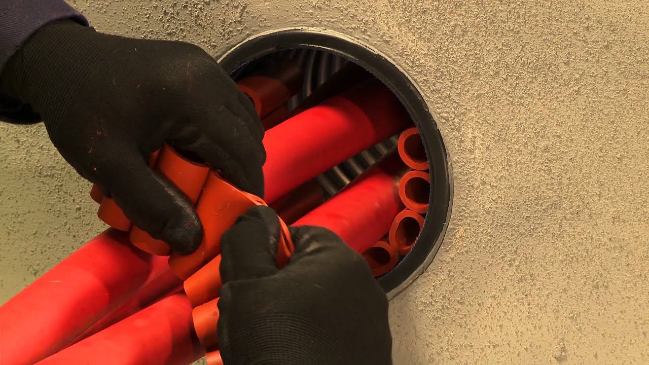 NOFIRNO Duct Sealing System (trefoil installation) - YouTube