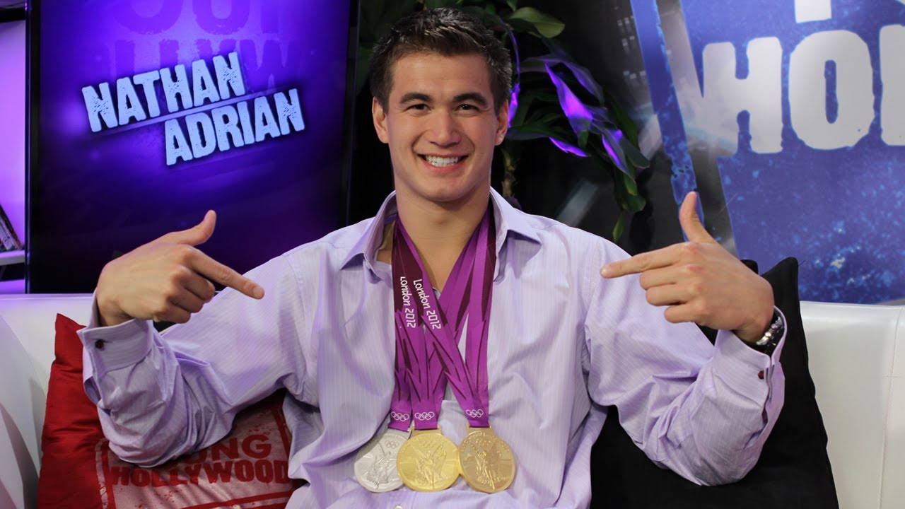 Swimmer Nathan Adrian Relays His Olympic Gold! - YouTube