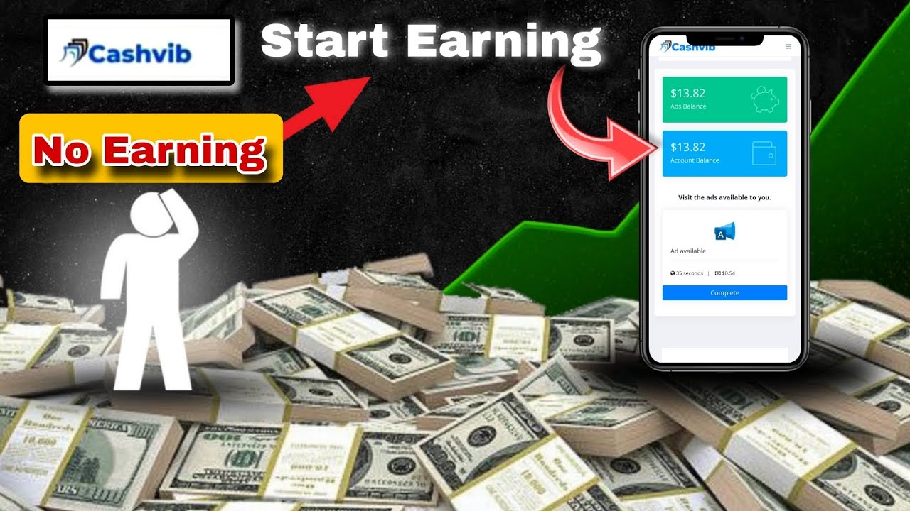 Cashvib Click Ad Earn $100 Per Month 🔥 Let's Start Earning 😊 - YouTube