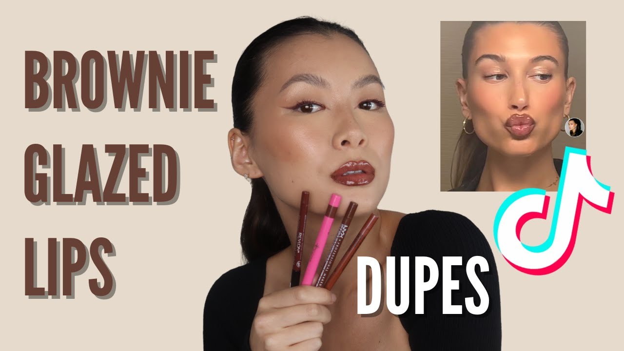Hailey Bieber's Brownie Glazed Lips (DUPES) - YouTube