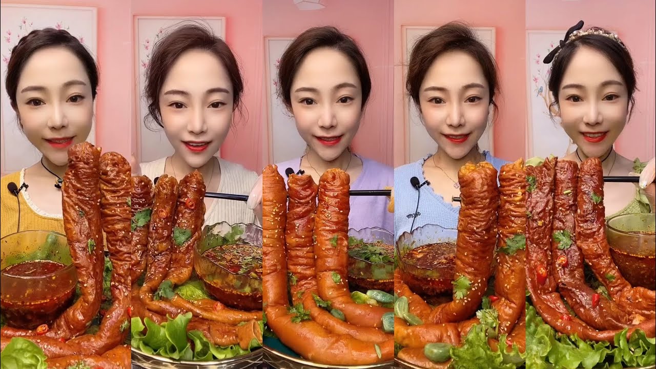 CHINESE MUKBANG SPICY FOOD (INTESTINES)@qiuxiang961618 Mukbang EATING ...